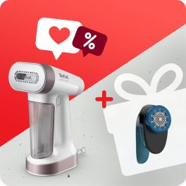 Aparat de călcat vertical cu abur Tefal & Aparat pentru scame